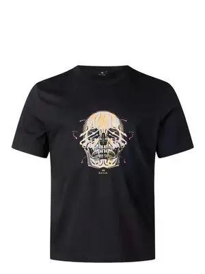 Paul Smith Skull-graphic T-shirt - Black