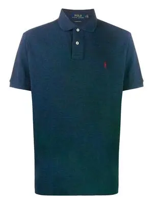 Polo Ralph Lauren Contrast Logo Polo Shirt - Blue