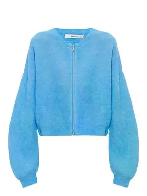 GESTUZ Gzsasi Zip-front Cardigan - Blue