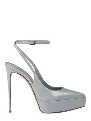 LE SILLA Uma Slingback Pumps - Grey