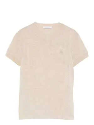 Patrizia Pepe Logo-detail T-shirt - Neutrals