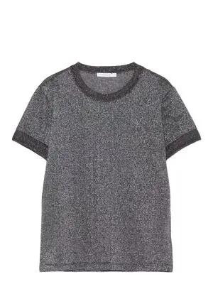 Patrizia Pepe Logo-detail Short-sleeve T-shirt - Grey