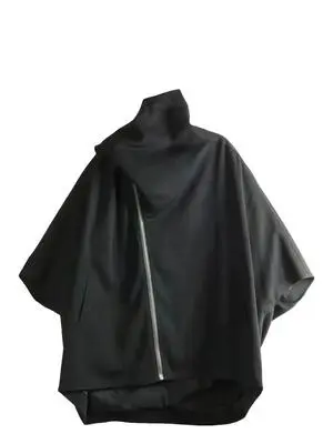 Rick Owens Zip Funnel-neck Jacket - Black