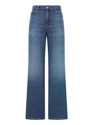 GANNI Cotton Jeans - Blue