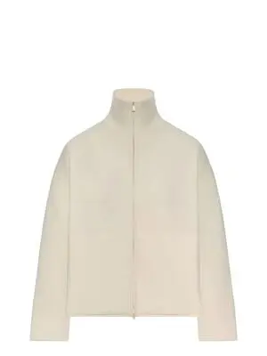 Max Mara High-neck Zip-up Sweatshirt - Neutrals