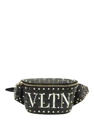 Valentino Garavani Rockstud Vltn Studded Belt Bag - Black