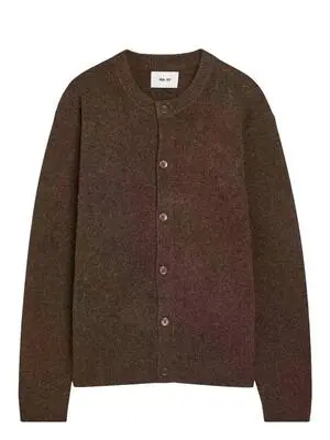 Nn07 Jasper Crew-neck Cardigan - Brown