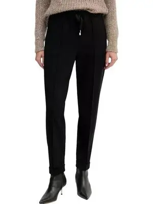 Liviana Conti Brain Drawstring Trousers - Black