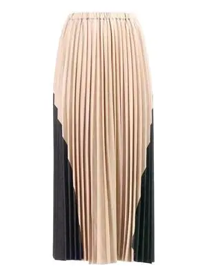 Lorena Antoniazzi Pleated Midi Skirt - Black