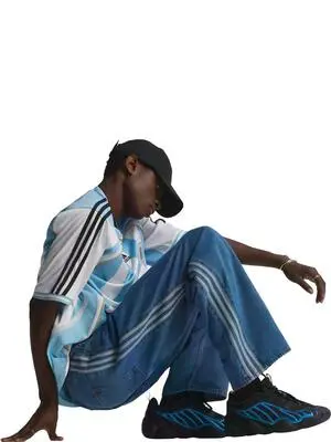 Adidas Striped Jeans - Blue