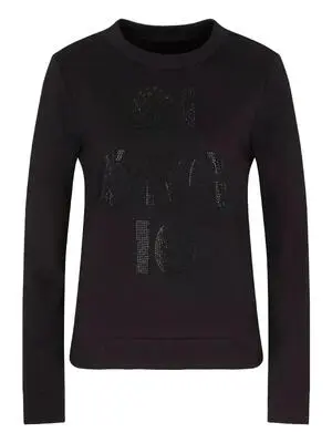 Armani Exchange Rhinestone-embellished Sweater - Black