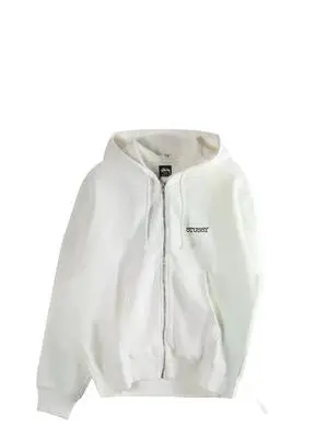 StÜssy Zip-fastening Hoodie - White