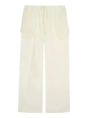 VORANIDA Tracey Drawstring Trousers - Neutrals