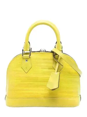LOUIS VUITTON 2013 Epi Alma Bb Satchel - Yellow