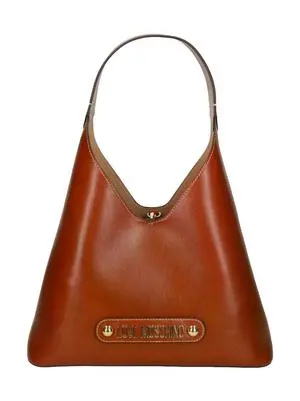 Moschino Logo-appliqué Tote Bag - Brown