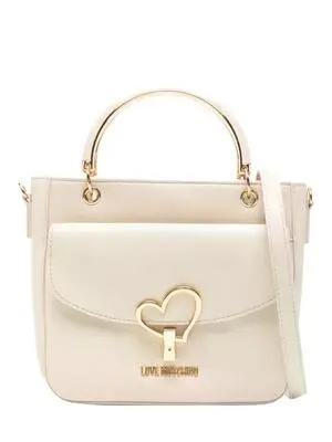 Moschino Heart-appliqué Mini Bag - Neutrals
