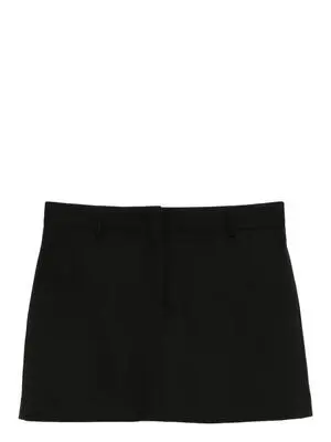 Karl Lagerfeld Logo-plaque Mini Skorts - Black