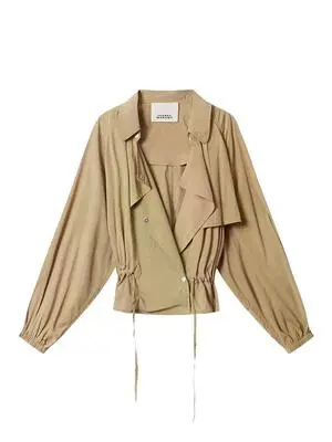 Isabel Marant Gwenola Drawstring Jacket - Neutrals