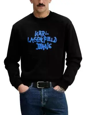 Karl Lagerfeld Logo Sweatshirt - Black