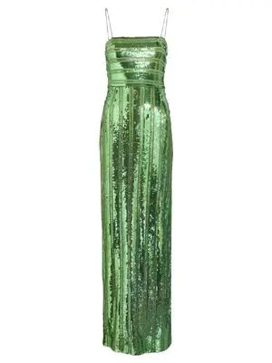 Galvan Stargaze Sequin-embellished Dress - Green