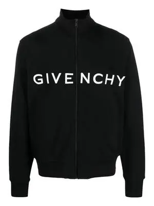 Givenchy Logo-print Zipped Jacket - Black