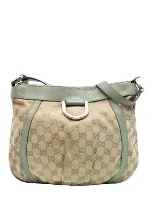 Gucci Gg Canvas Abbey D-ring Crossbody Bag - Brown