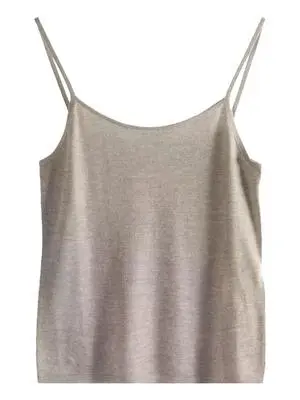 UMA WANG Sleeveless Cashmere Top - Neutrals