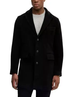 TRUSSARDI Single-breasted Coat - Black