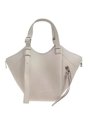 Loewe Hammock Flip Leather Tote Bag - White
