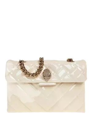 Kurt Geiger Quilted Chain Shoulder Bag - Neutrals