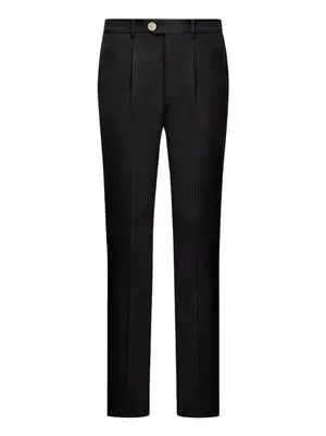 Brunello Cucinelli Pleated Trousers - Black