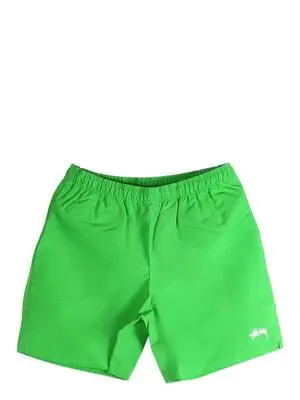 StÜssy Elasticated Logo Shorts - Green