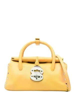 ZANELLATO Baby Dotta Stud Top-handle Tote Bag - Yellow