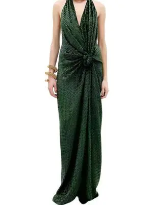 Silvia Tcherassi Torgiano Gown - Green