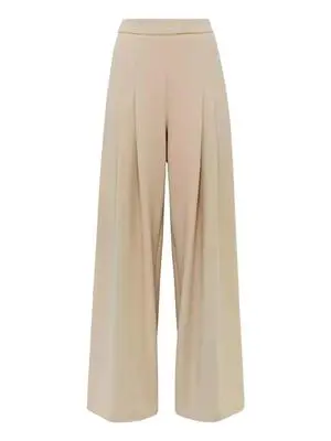 BLUGIRL Cady Pleated Trousers - Neutrals