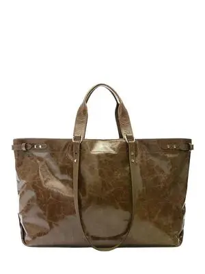 Isabel Marant Winna Leather Tote - Green