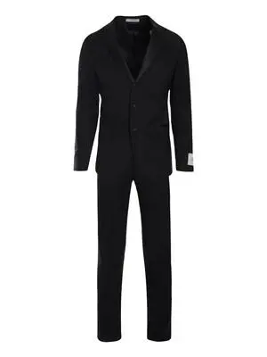 Corneliani Button-fastening Suit - Black