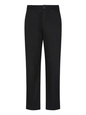 Armani Exchange Button Trousers - Black