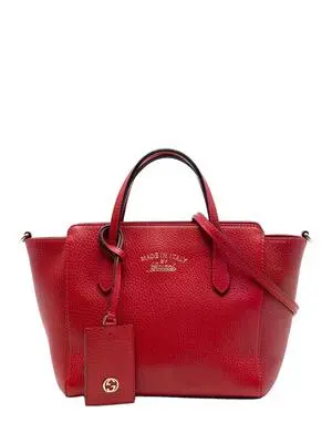 Gucci 2000-2015 Mini Leather Swing Satchel - Red