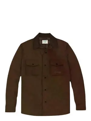 MC2 SAINT BARTH Corduroy-collar Shirt - Brown