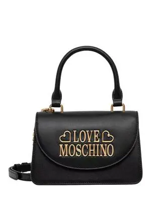 Moschino Logo-detail Tote Bag - Black
