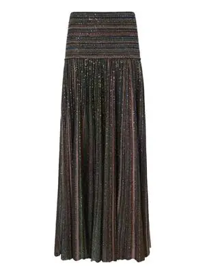 Missoni Lamé Skirt - Green