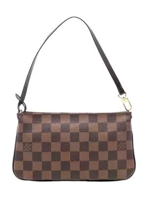 LOUIS VUITTON Damier Ebene Navona Shoulder Bag - Brown