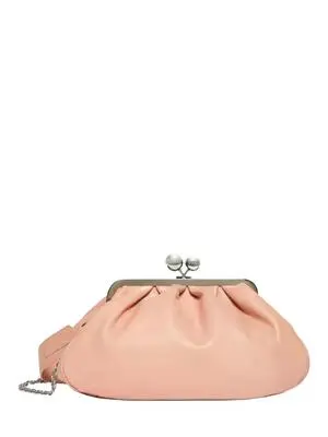 Max Mara Leather Clutch Bag - Pink