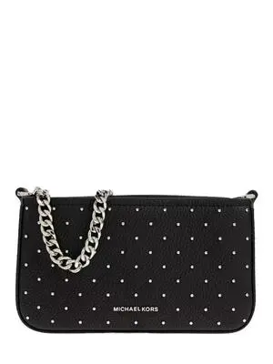Michael Kors Studded Shoulder Bag - Black