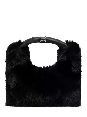 BLUGIRL Faux-fur Tote Bag - Black