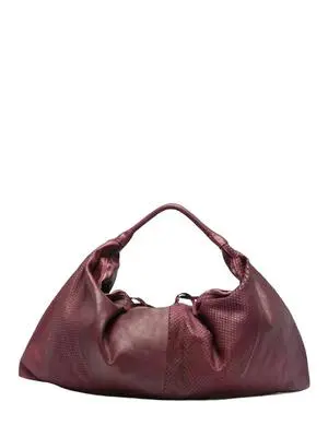 SOMMET Aura Textured Shoulder Bag - Red
