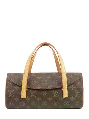 LOUIS VUITTON 2003 Monogram Sonatine Handbag - Brown