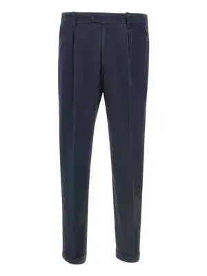 DEVORE INCIPIT Pleated Trousers - Blue