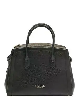 Kate Spade New York Knott Leather Satchel - Black